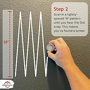 ChipToolz DOT Plus Loose Magnet Stud Finder