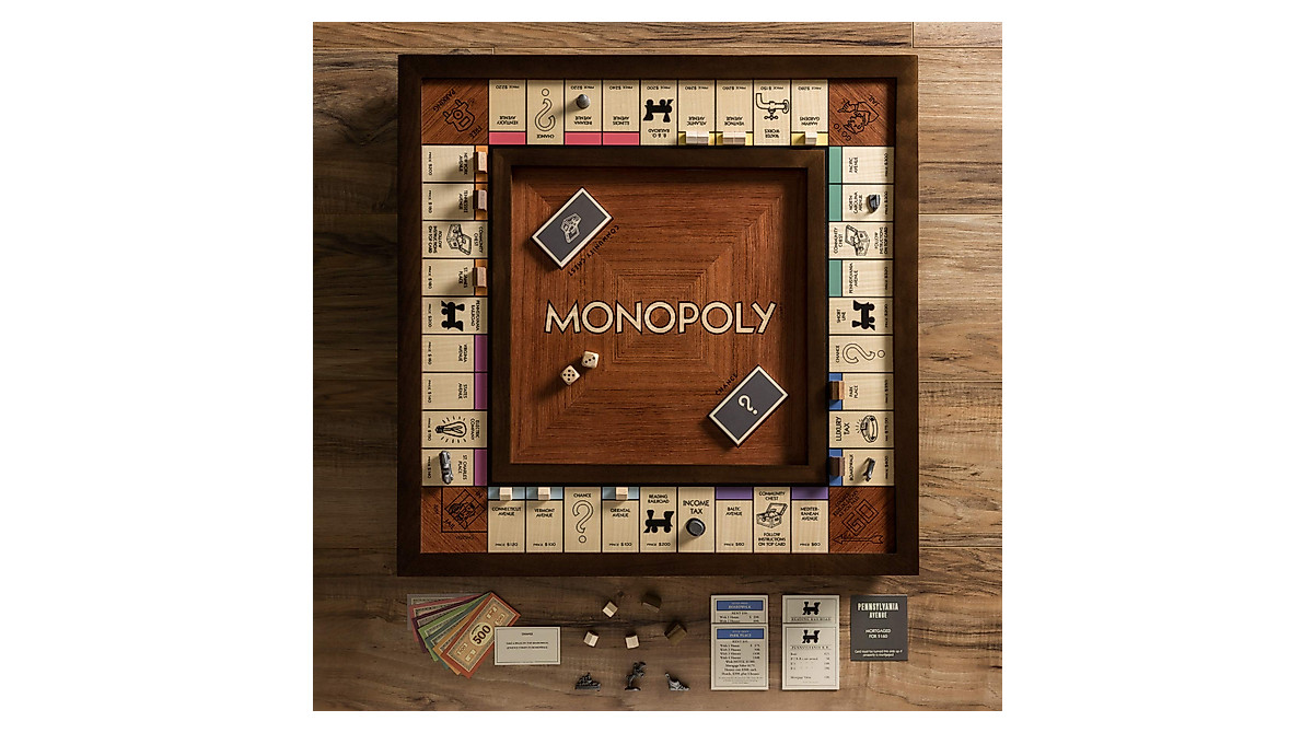 WS Game Company Monopoly Heirloom Edition - Luxurious Family Game