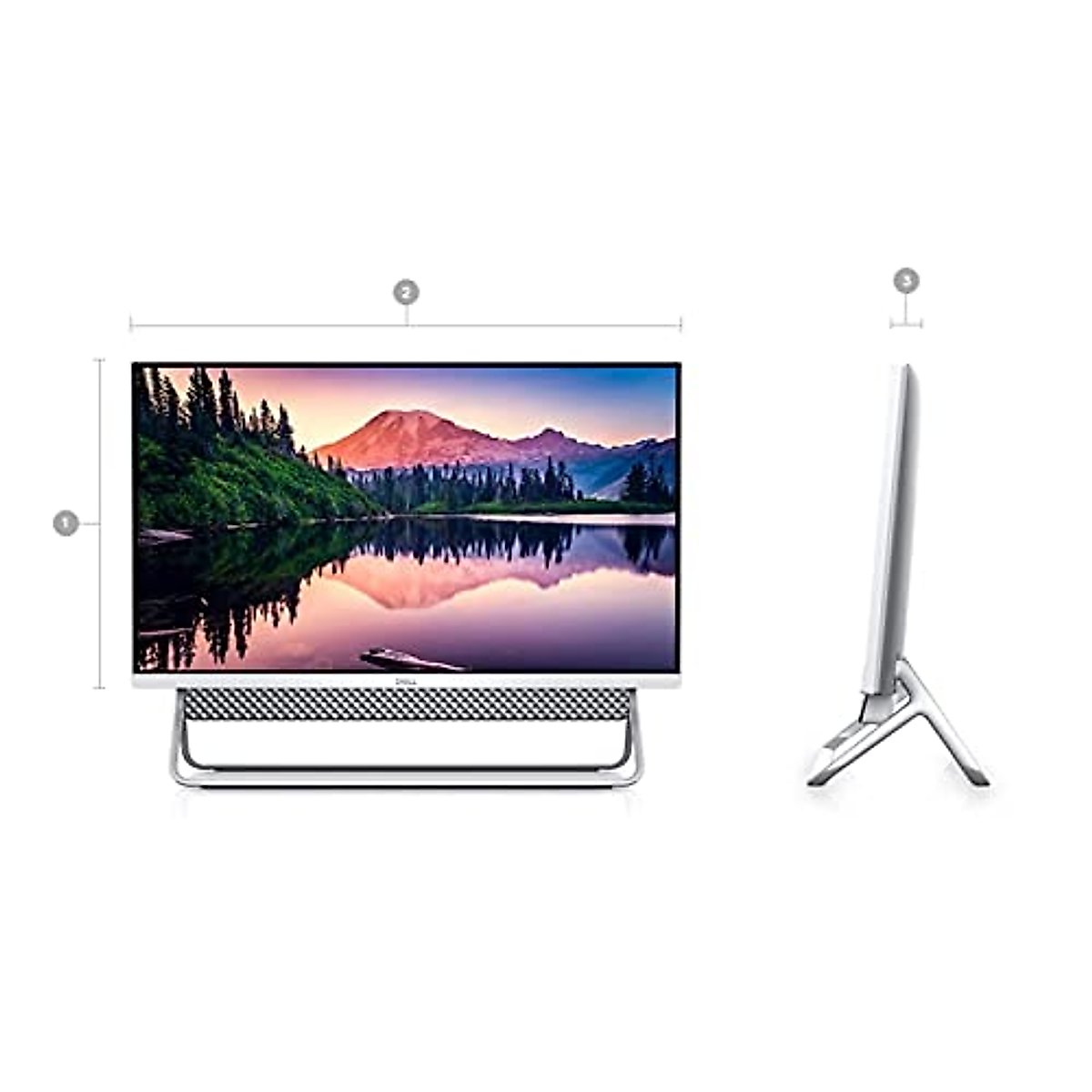 Dell Inspiron 5400 AIO Desktop, Intel Pentium Gold 2-Core Processor, 8GB DDR4 Memory, 256GB PCIe NVMe M.2 SSD, Windows 10 Home, 23.8" FHD Non-Touch Screen, Integrated Graphics