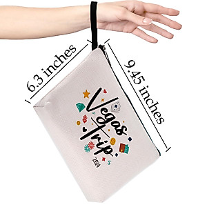 Weekender Bags for Women Weekend Bag Vegas Gifts Cosmetic Bag Vegas Trip 2024 Makeup Pouch Bridesmaid Best Friend Wedding Gifts for Sister Bestie Bachelorette Gifts for Bride Fun Birthday Gift