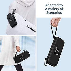 Yinke Stethoscope Case for Littmann Classic III/MDF/ADC Nursing School Essentials for Students, Stethoscope Accessories with Compartment Better Storage for Reflex Hammers, Scissors, Penlights, Black