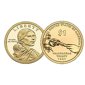 2011 P, D Native American (Sacagawea/Golden) Dollar 2 Coin Set Uncirculated