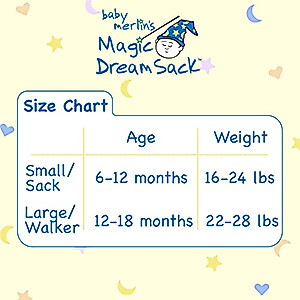 Baby Merlin's Magic Dream Sack Walker - Microfleece Baby Wearable Blanket - Blue - Baby Sleep Sack 12-18 Months
