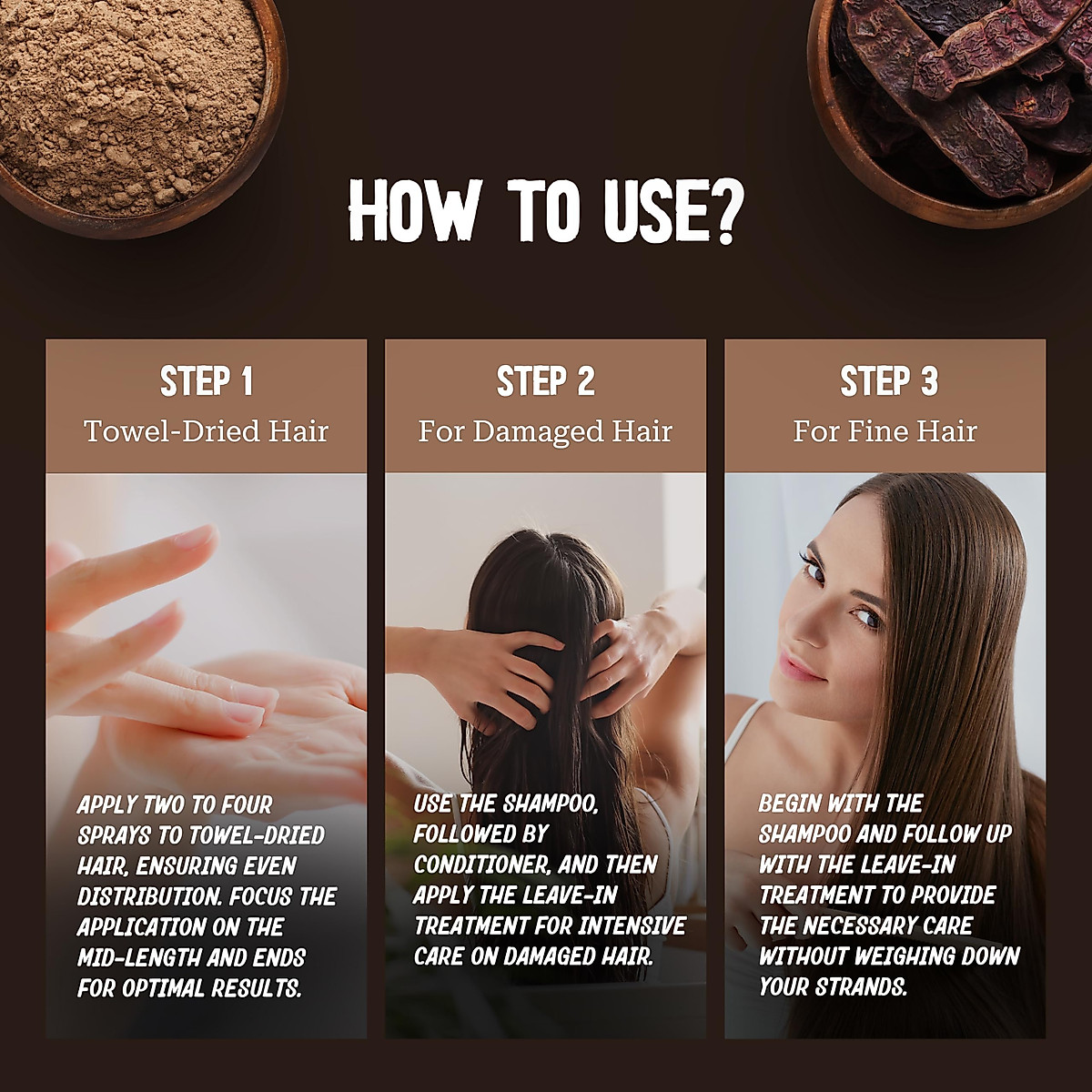 AyurVita Shikakai Restorative Leave-In Conditioner - Herbal Remedy For Dry Scalp and Strands - Moisturizing, Scalp-Cooling Spray - Planet-Friendly, Bio-Sourced Formula and Packaging - 5 Oz