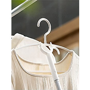 Closet Reacher Pole with Hook 45" Adjustable Extend Hook Reach Pole Telescoping Long for Closet Rod, Shelf Pole, Ceiling Pole