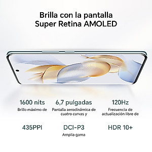 Honor 90 Dual-SIM 512GB ROM + 12GB RAM (Only GSM | No CDMA) Factory Unlocked 5G Smartphone (Diamond Silver) - International Version