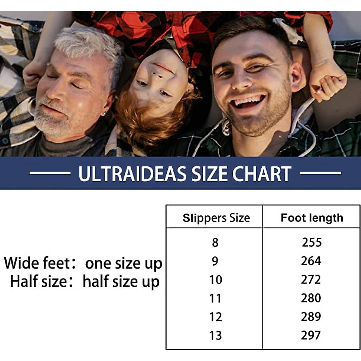 ULTRAIDEAS Men's Carver Slippers Moc Loafer House Shoes Memory Foam, Charcoal Grey, 11 US