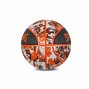 Spalding Graffiti Match NBA Adult Basketball Ball Orange Official Full Size 7
