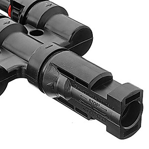 Spartan Power T Branch 3 to 1 Connector Parallel Solar Panel Cable Connectors MFFF + MMMF