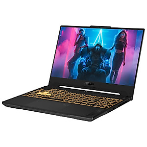 ASUS TUF Dash F15 Gaming Laptop, 15.6" FHD 144Hz Display, 12th Gen Intel Core i7-12700H Processor, NVIDIA GeForce RTX 4070, 16GB RAM, 1TB SSD, Backlit KB, Webcam, HDMI, RJ45, Wi-Fi 6, Windows 11 Home