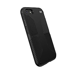Speck iPhone SE Case - Drop Protection - Fits iPhone 8 & iPhone 7 & Phone SE (2022), iPhone SE (2020) - Scratch Resistant Cases - Slim with Extra Grip & Soft Touch Coating - Black Presido2