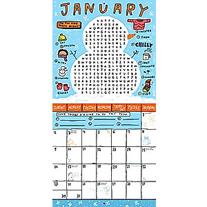 Kid's Awesome Activity Wall Calendar 2022: A year of pure fun, with no batteries included.
