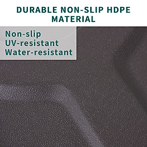 UDPATIO Heavy Duty Patio Umbrella Base Round Umbrella Stand Outdoor Base(80 lbs) with Water Sand Filled for Market Umbrella Table Umbrella