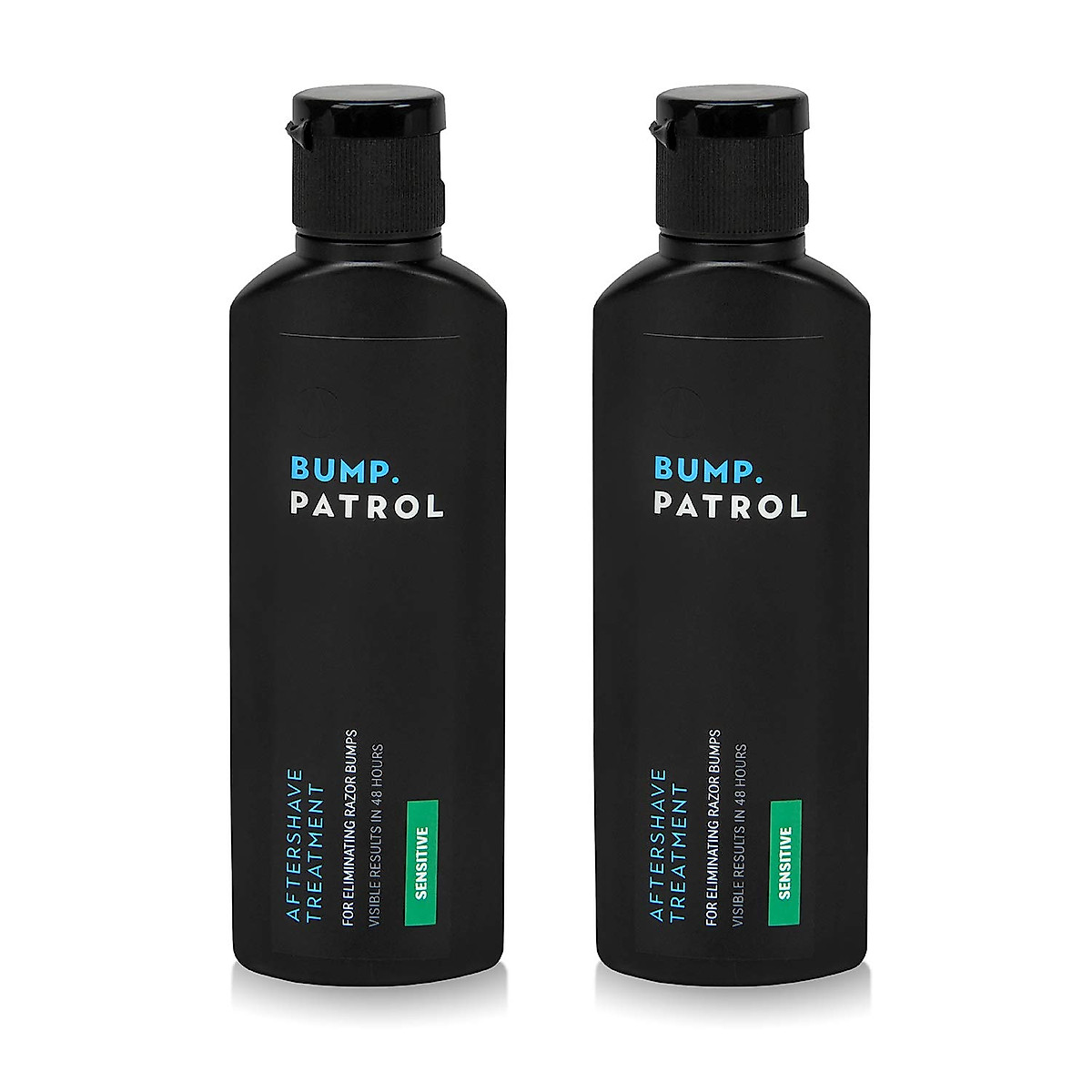 Bump Patrol Sensitive Strength Aftershave Formula - Gentle After Shave Solution Eliminates Razor Bumps and Ingrown Hairs - 2 Ounces 2 Pack