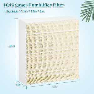 Fetechmate 2 Pack 1043 Humidifier Wick Filter Replacement for Essick Air AIRCARE EP9500 EP9700 EP9800 EP9R500 EP9R800 826000 826800 831000 and Bemis Space.Saver 800 8000 Series Humidifiers