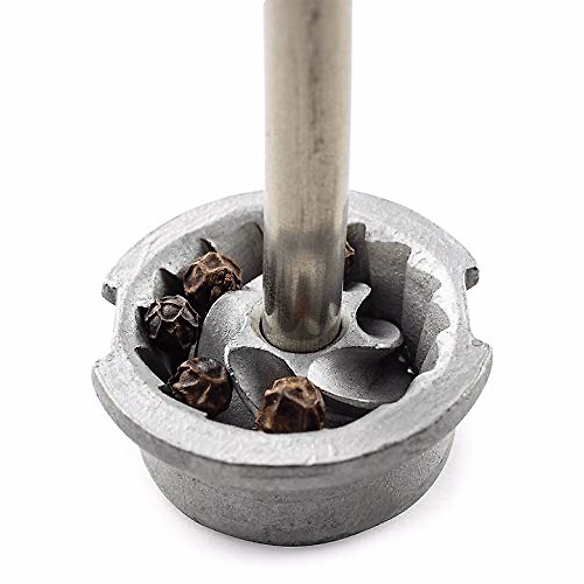 Peugeot Fidji - Pepper Mill - With - Lacquered Wood and Stainless Steel - Black - 20cm