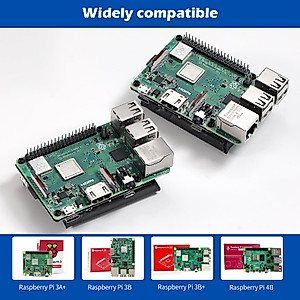 PiSugar S Plus Portable 5000 mAh UPS Lithium Battery Power Module Platform for Every Raspberry Pi 3B/3B+/4B Model Accessories handhold(Not Include Raspberry Pi)