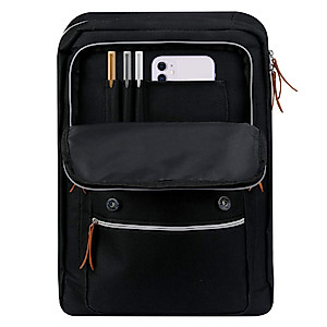 URFORESTIC Chef Knife Backpack Knife Bag with 36 Pockets for Kitchen Knives Tools,Knife Backpack For Chefs Students (Black)