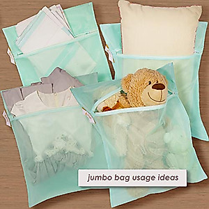 Laundry Bag Set of 7- Mesh Laundry Bags – Laundry Bags Mesh Wash Bags – Delicates Bag for Washing Machine – Lingerie Bags for Washing Delicates – Travel Organizer