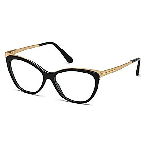 TOM FORD Eyeglasses FT5374 001 Shiny Black