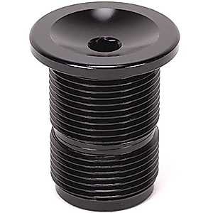 Jet BMX Fork Pre Load Top Cap - Black / H24 / M24 x 1.5mm
