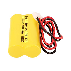 (2-Pack) Emergency/Exit Lighting Battery Fits and Replaces Custom-179 Custom179 BEL-179 BEL179 Exitronix 10010036 Exitronix 10010034 P/N6200RP 6200RP 6200 RP