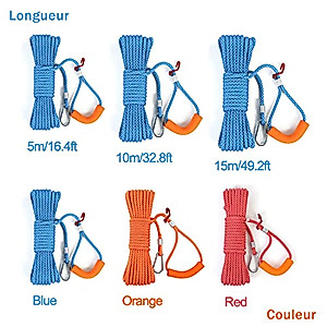 ZAselect Clothesline 50FT Washing Line Rope 15M Laundry Outdoor Clothesline Thick Garden Outdoor Easy to Tighten and Convenient Storage Portable Travel Clothesline Cord