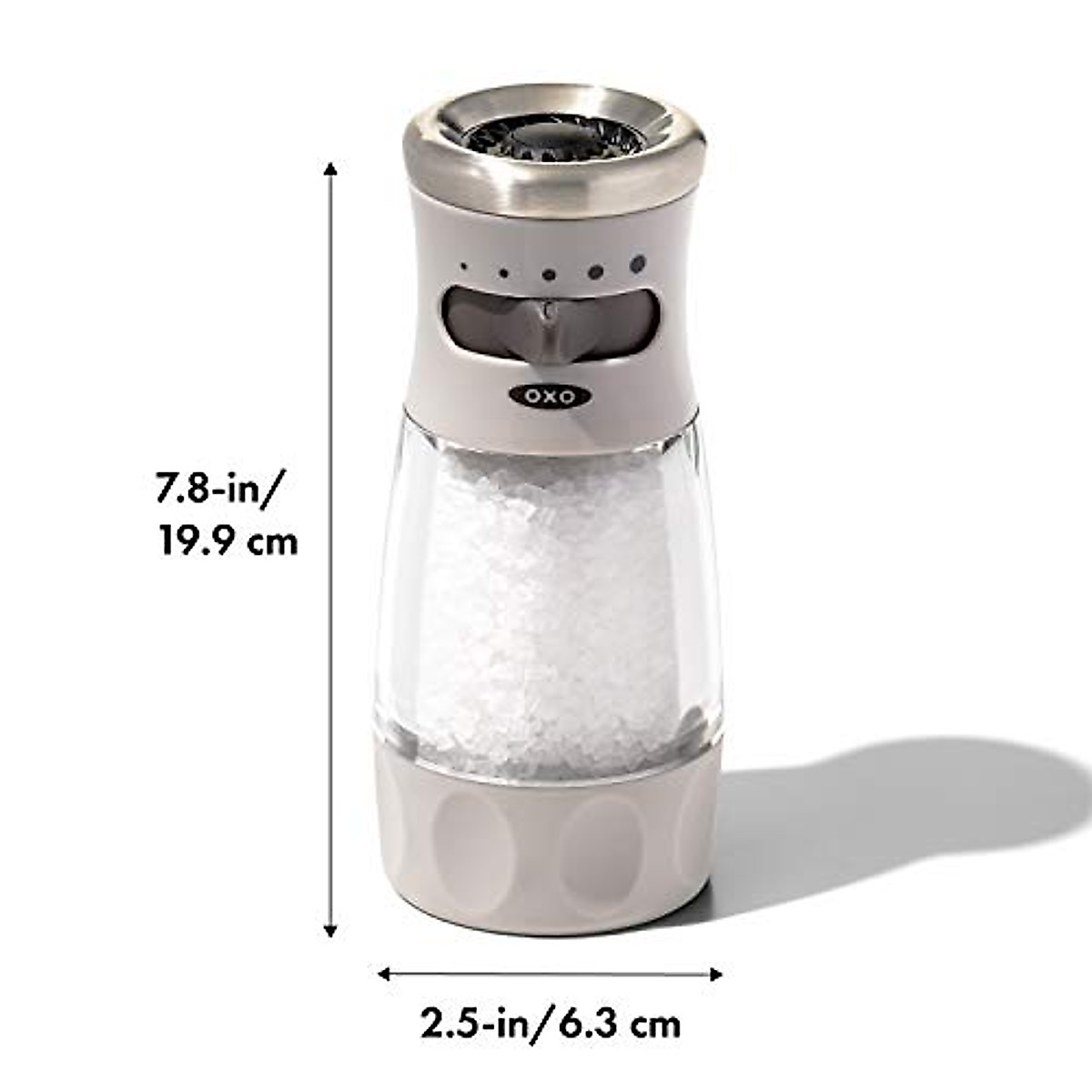 NEW OXO Good Grips Contoured Mess-Free Salt Grinder