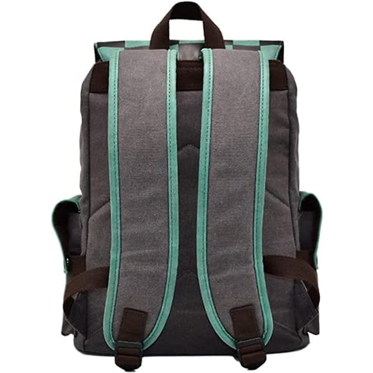 Anime Backpacks Canvas Shoulders bag 3D Print Back Pack for Anime Fans (Green)