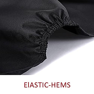 Shieldo Deck Box Cover- Heavy Duty 600D Polyester Oxford Deck Box Cover to Protect Large Deck Box,100% Waterproof Deck Box Cover 63" L x 30" W x 28" H