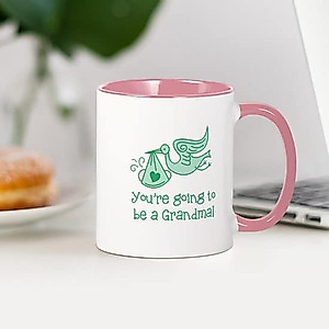 CafePress You're Going To Be A Grandma Mug Ceramic Coffee Mug, Tea Cup 11 oz