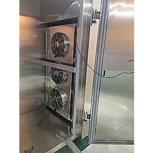 Kolice Commercial Heavy Duty 22 Trays Shock Freezing Blast Chiller & Freezer Included Trays Cart,Chest Freezer,Blast Freezer-Lowest temperature -112°F