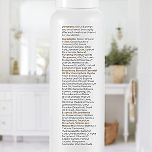 ORL Natural & Organic Mouthwash Uniquely Formulated to Clean Your Mouth Whiten Your Teeth Strengthen Tooth Enamel