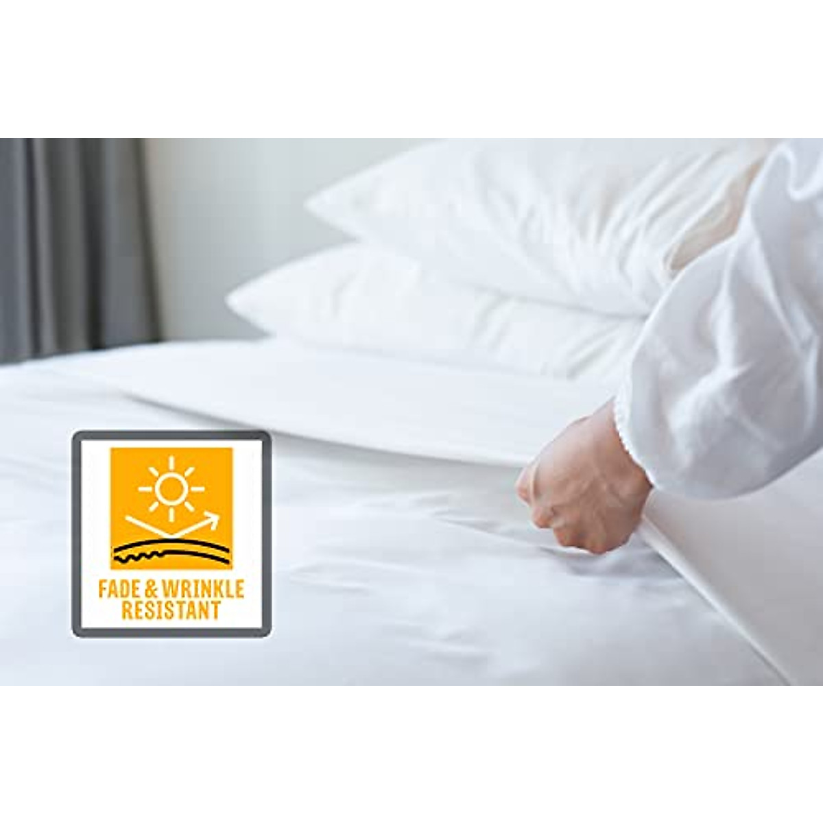 Safdie & Co. Bedding Bed Sheet 4 Piece Queen Breathable Hotel Cozy Comfy Hypoallergenic Microfiber - Deep Pockets - Wrinkle, Fade Shrinkage Resistant - Sheets & Pillowcases Plaid Deer, Gray