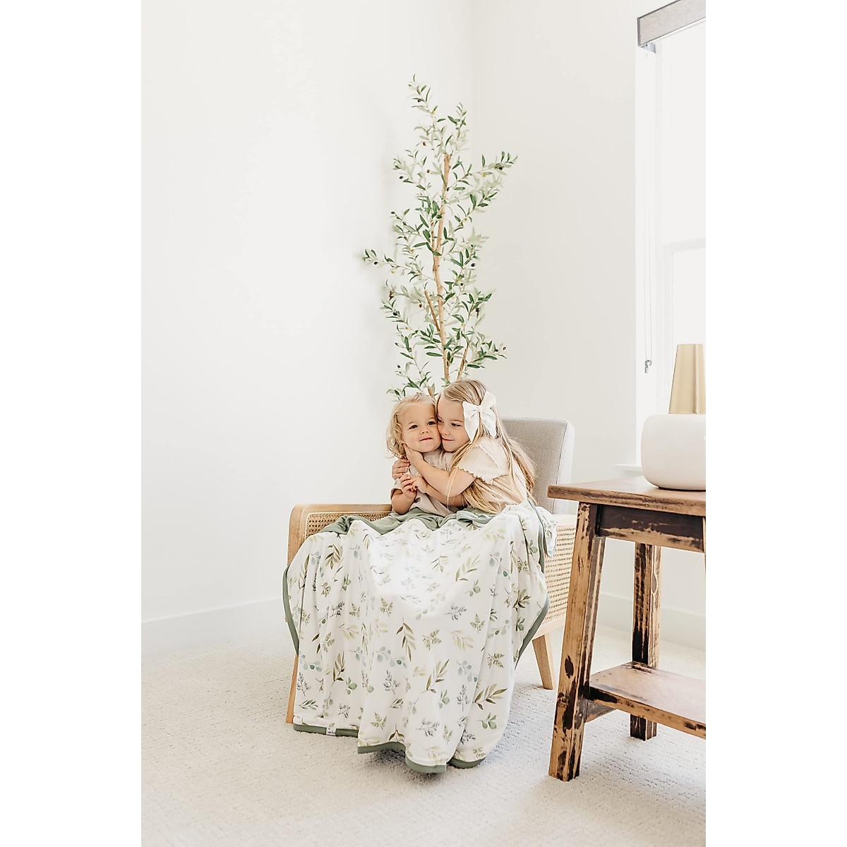 Copper Pearl Three-Layer Baby Blanket: Soft Baby Quilts for Boys and Girls | Breathable, Cozy, Toddler Blanket | Baby Quilt for Newborns | 46x46 Premium Polyester/Rayon | Haven