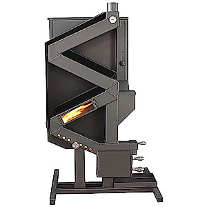 US Stove Company US GW1949 Wiseway Non-Electric Pellet Stove, 60 lbs Hopper, Black