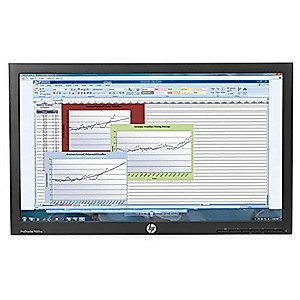 HP L5U12A8#ABA ProDisplay P222va 21.5'' LED-Backlit LCD Monitor, Black