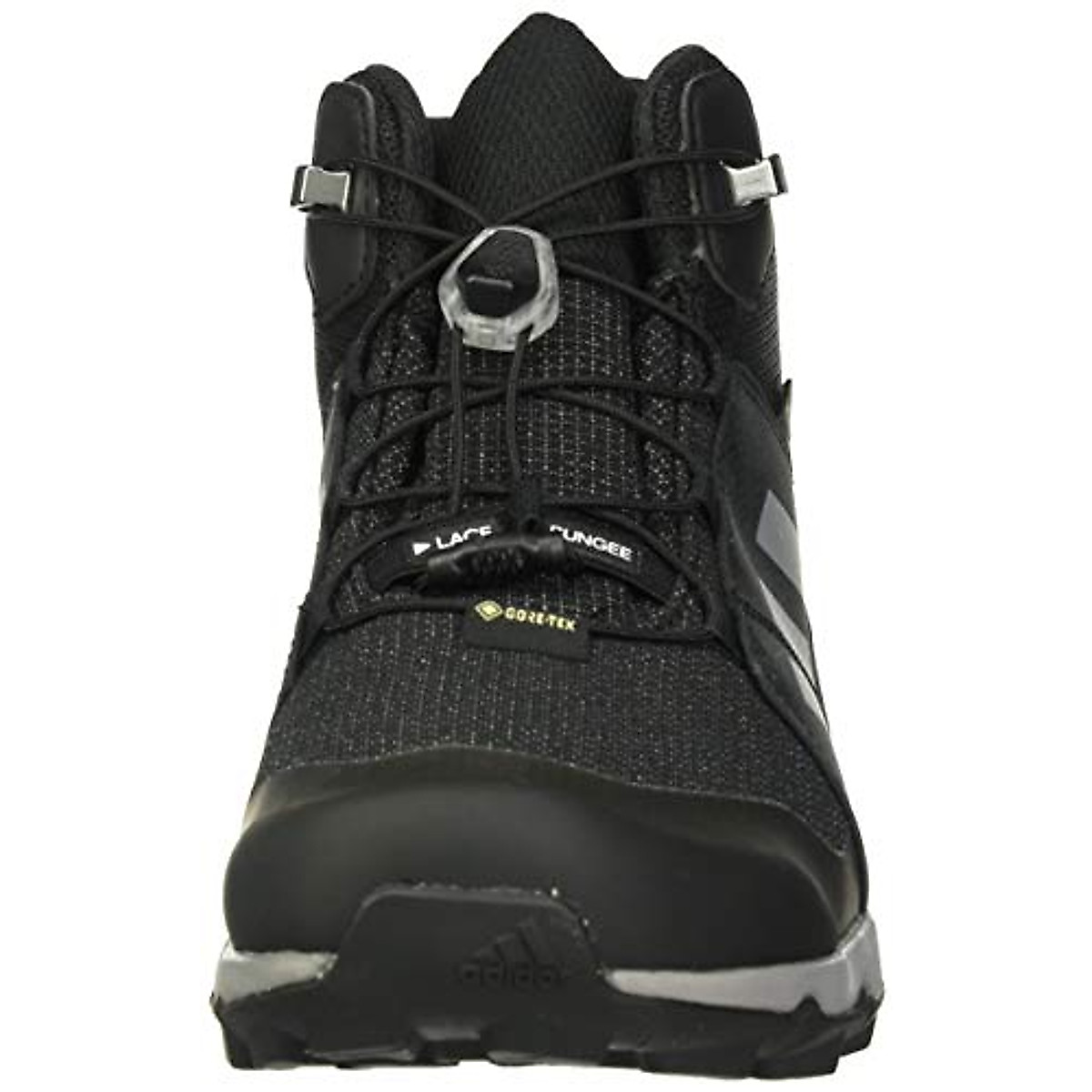 adidas Outdoor Unisex-Child Terrex MID GTX Hiking Boot, Black/Grey Three/Carbon, 10.5K Child US Little Kid