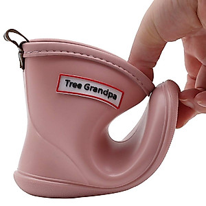 Toddler Rain Boots Baby Rain Boots Short rain boots for toddler Easy-on Lightweight and Waterproof