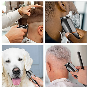 TUSHANGGE Beard Trimmer for Men Hair Clippers Electric Razor Body Hair Trimmer 6 in 1 Beard Grooming Kit Waterproof USB Rechargeable