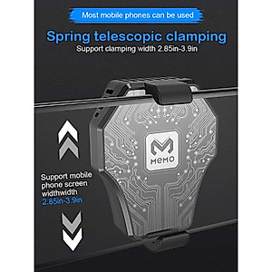 IVY Semiconductor Refrigeration Phone Cooling Fan For Android iOS Game Radiator Portable - Black