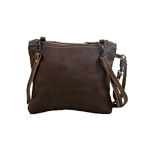 Myra Bag Western Hairon Crossbody Bag for Women - Leather Purse Shoulder Bag Freckled