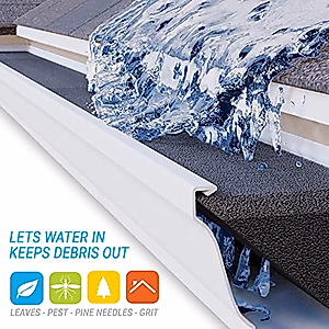 GutterStuff GSK432-2 K-Style Gutter Guard, 4-Inch, Original