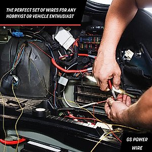 GS Power 18 Gauge 200’ Red /200' Black (400 feet Total) Bonded Zip Cord Speaker Cable for Model Train Car Audio Radio Amplifier Remote 12V Automotive Trailer Harness LED Light Wiring