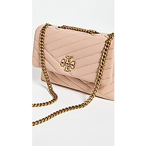 Tory Burch Women's Kira Chevron Small Convertible Shoulder Bag, Devon Sand, Tan, One Size