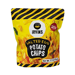 IRVINS Salted Egg Potato Chips Crisps 105g (Pack of 3)