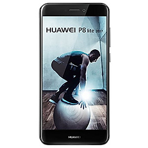 Huawei P8 Lite 2017 (GSM Only, No CDMA) Dual SIM 4G 16GB Black, 51091CDM (Black)
