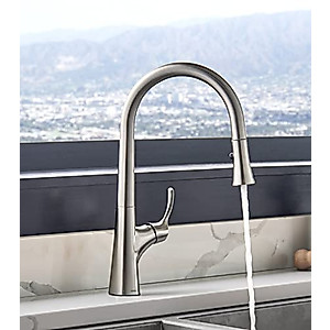 Gerber Plumbing Antioch Single-Handle Pull-Down Kitchen Faucet with SnapBack Retraction