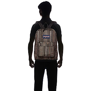 JanSport Superbreak Down Town Brown Camo Stripe Backpack