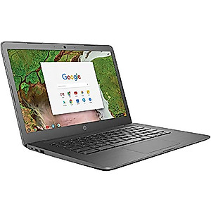 2022 HP Chromebook 14-inch Touchscreen Laptop Computer, Intel Celeron N3350, 4 GB RAM, 32 GB eMMC, Chrome OS, WiFi, Webcam, USB Type-C, Bluetooth, 10 Hrs Battery+JVQ Mousepad, Gray